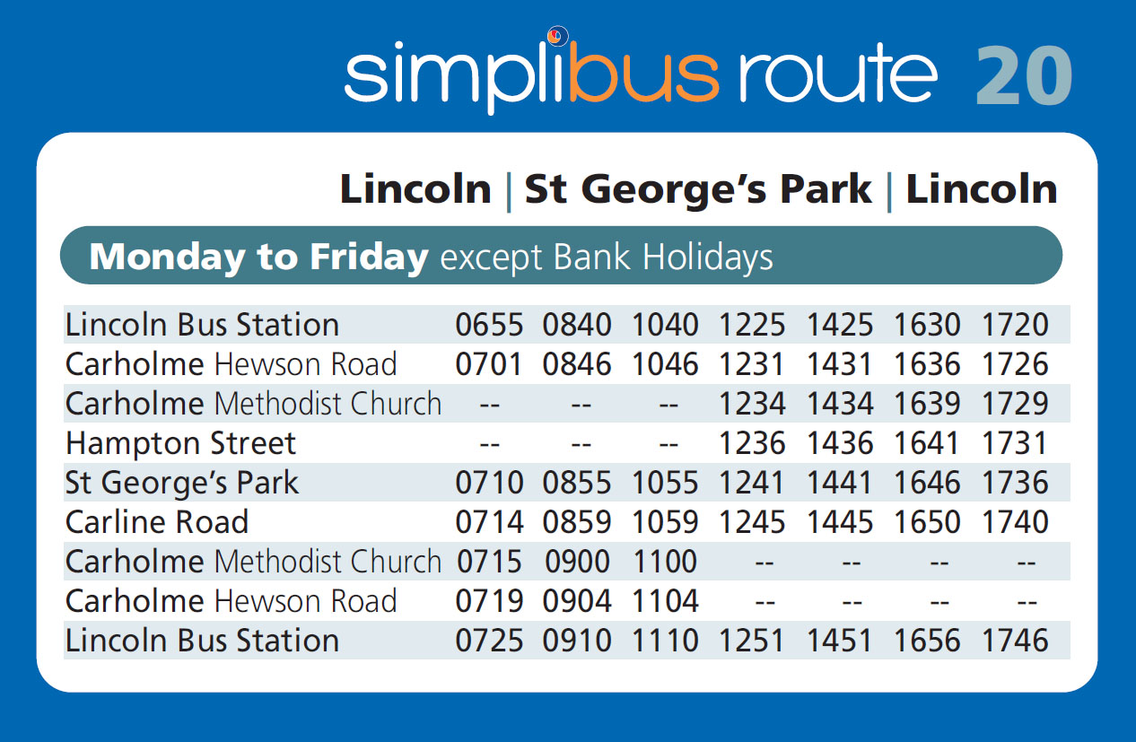 Route 20 Bus Service Timetable Changes Due To No Right Turn From Newland
