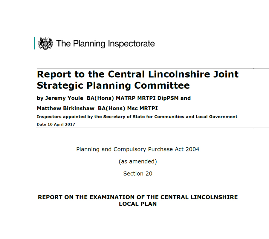 Inspector Publishes Report On Central Lincolnshire Local Plan